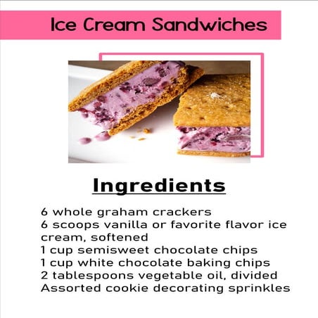 Recipes of desserts | PDF