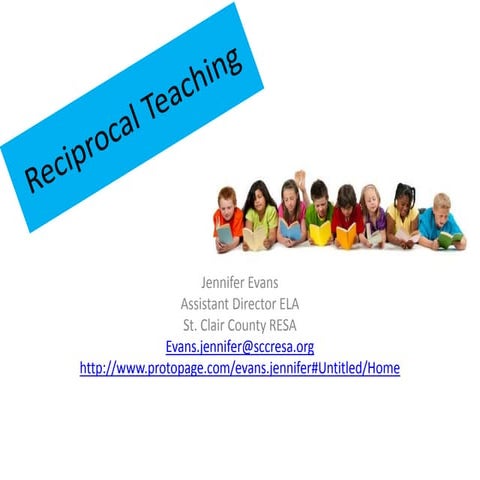 Reciprocal teaching day 1 | PPTX | Homework and Study | Education