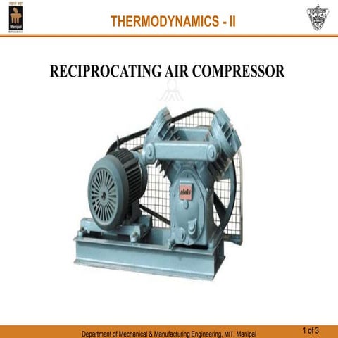 Reciprocating Compressor Ppt Powerpoint