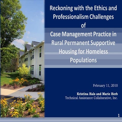 Training Curriculum: Ethics in Case Management Practice | PPT