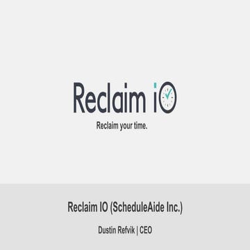 Reclaim deck | PPT