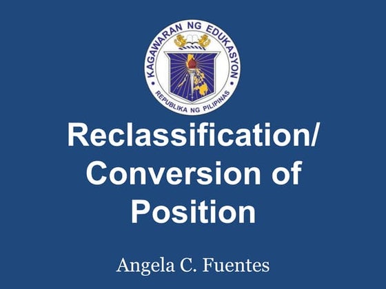 Guidelines for the reclassification and promotion to Master Teacher ...