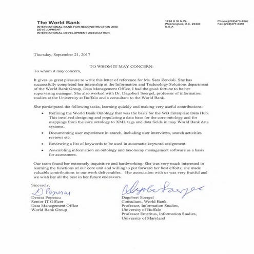 Reference Letter | PDF