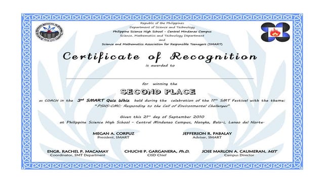 Certificate Of Appreciation Sample For Judges