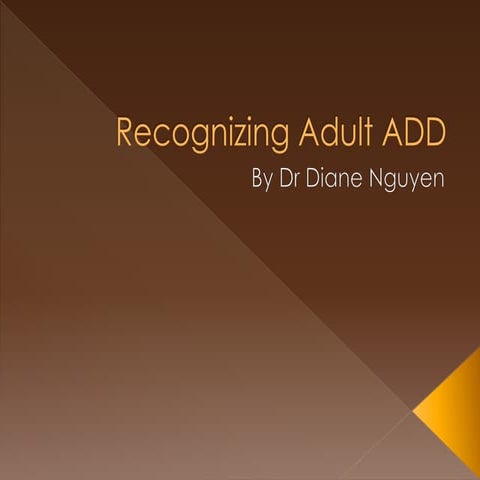ADHDEXPO.com ADD Resources | PPT