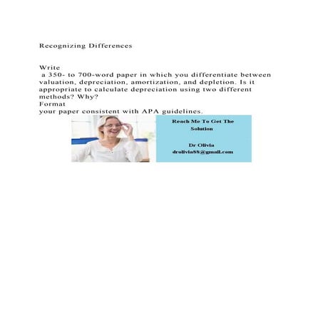 Recognizing DifferencesWrite a 350- to 700-word paper in w.docx