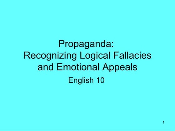 Propaganda | PPT