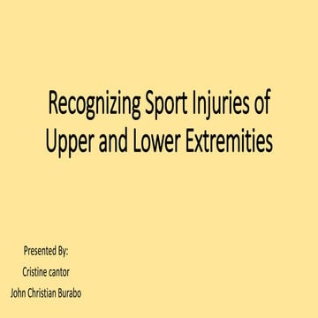 Recognizing sport injuries of upper and lower extremities.pptx
