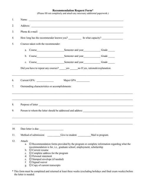 Application form for admission | PDF