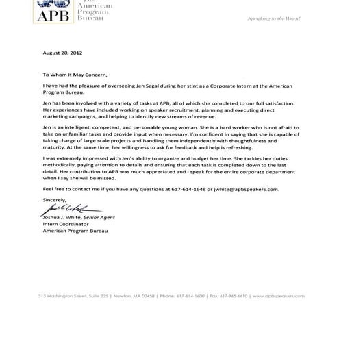 Recommendation Letter | PDF