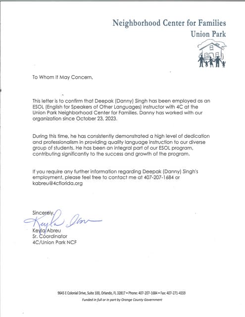 Deepak (Danny) Singh Penn Foster College Transcript July 24, 2025 | PDF