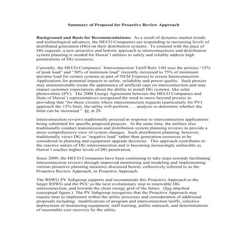 Recommendation re proactive approach | PDF