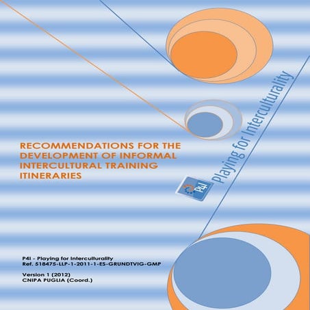 Recommendations for the development of informal intercultural training itineraries | PDF