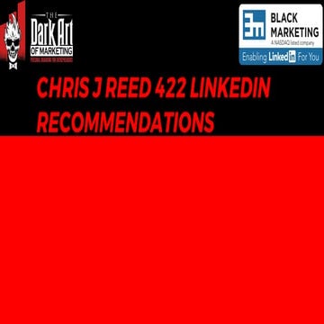 Chris J Reed Recommendations nov 2017 | PPT