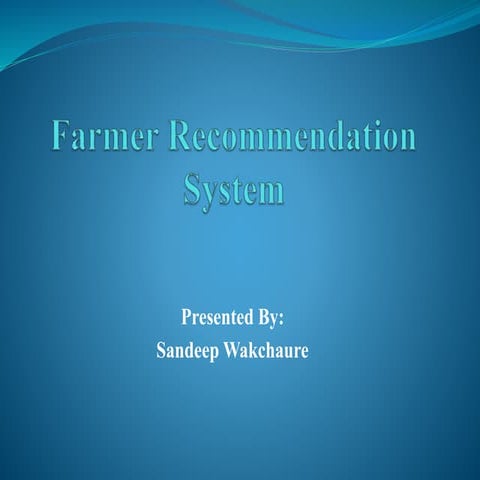 Crop Recommendation System to Maximize Crop Yield using Machine ...