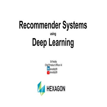 Recommender systems | PPT