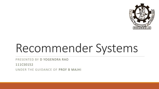 Recommender Systems Using Collaborative Filtering Pptx Web