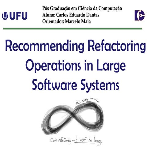 Recommending Refactoring Operations In Large Software Systems Ppt 