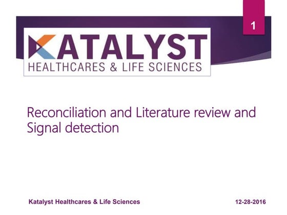 SAE RECONCILIATION in clinical data management | PPTX