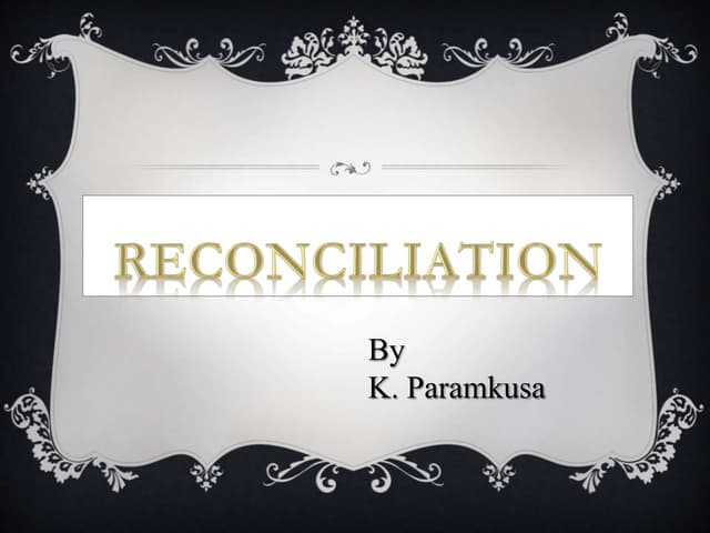 Bank reconciliation solutions | PPT