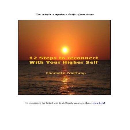 12 Steps To Reconnect With Your Higher Self | PDF