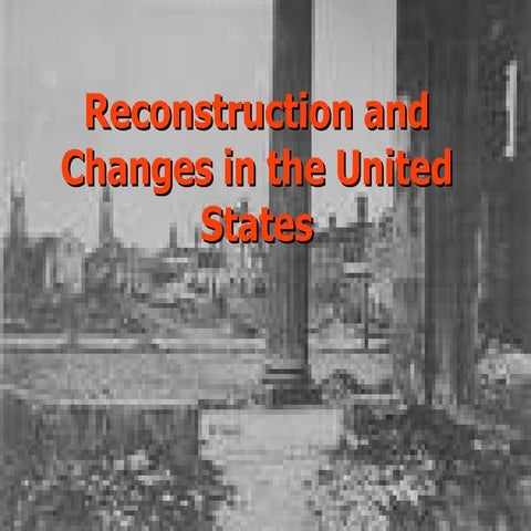Reconstruction | PPT