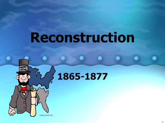 Reconstruction powerpoint