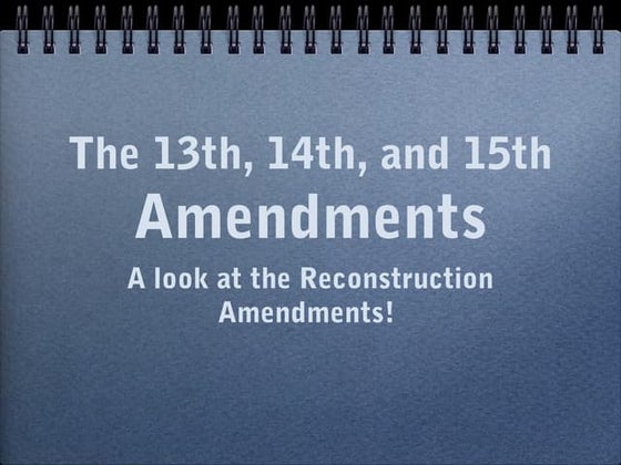 13th amendment | PPT