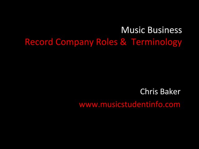 Music marketing plan executive summary