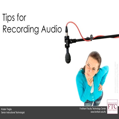 Recording audio | PPT