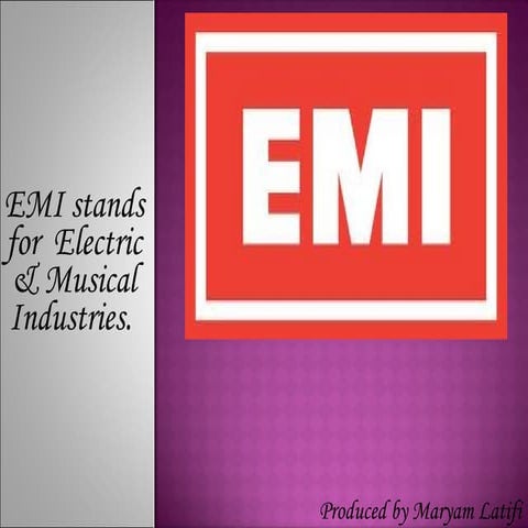 Recording label presentation | PPT