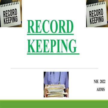 record keeping and handing taking over.pptx