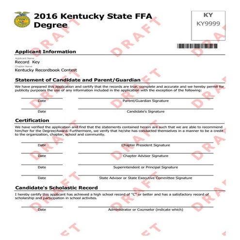 Record keeping sample | DOC