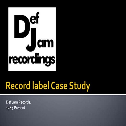Record label case study | PPT