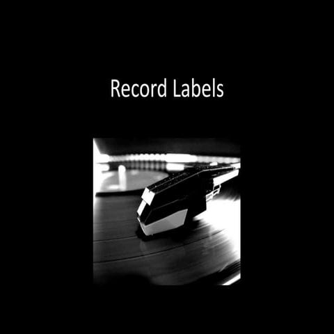 Record Labels Research | PPTX