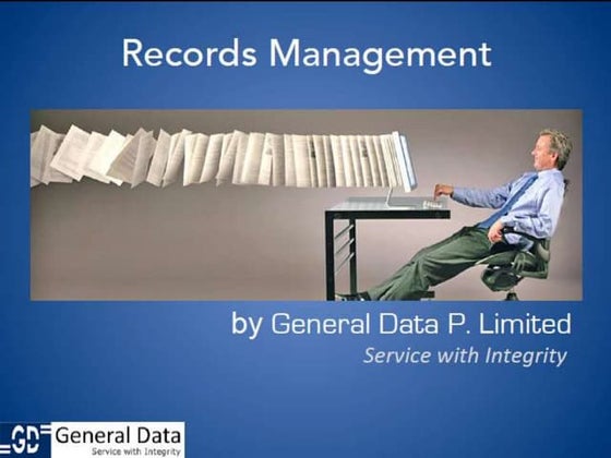 Information management processes by general data | PPT