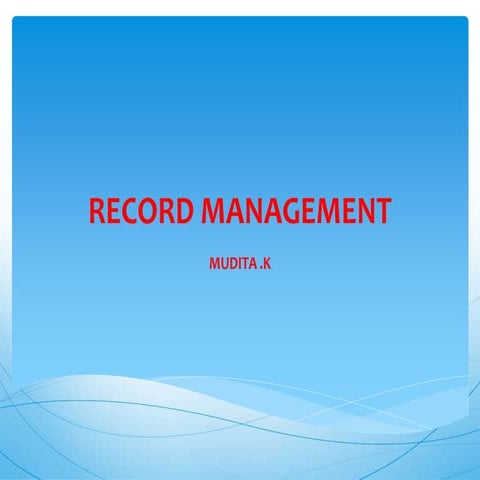 Record Management | PPTX