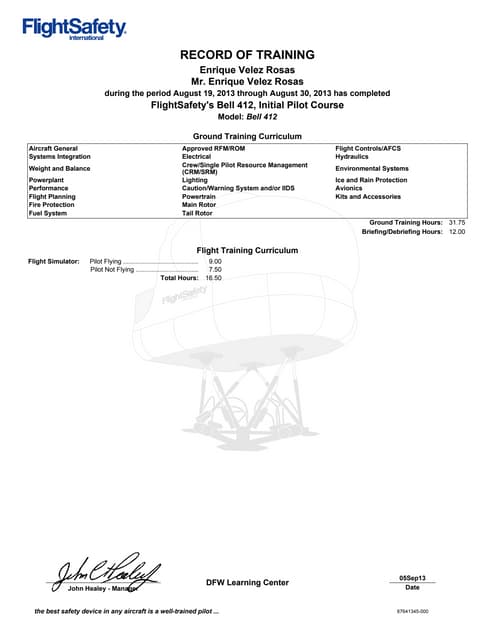 RECORD TRAINING | PDF