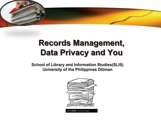 Records management ppt | PPTX