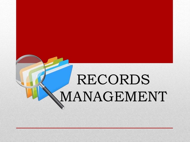 What Is A Records Control Schedule