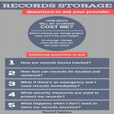Records Storage: Questions to Ask Your Provider | PDF | Data Storage ...