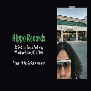 Hippo Records Retail Store Scavenger Hunt | PPT