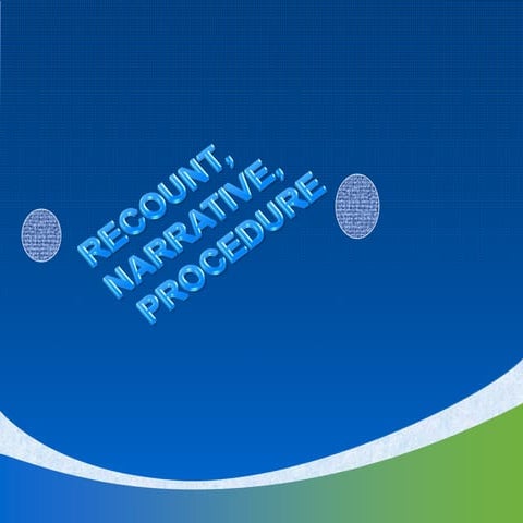 recount, narrative and procedures pdf.pdf
