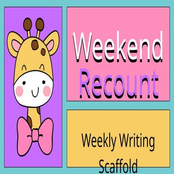 Recount Writing Scaffold Presentation in Colorful Lined Style.pptx