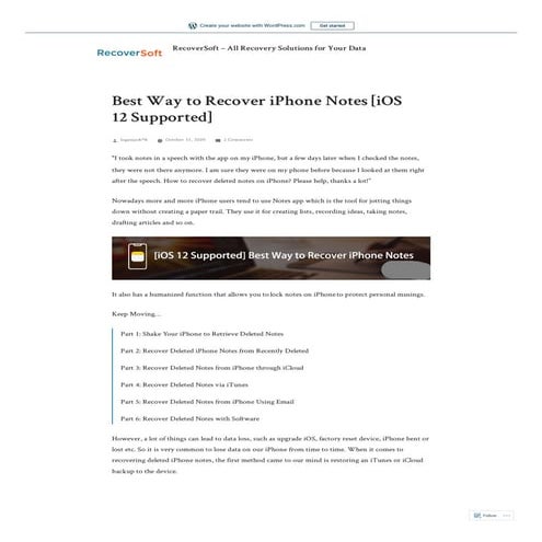 Top Ways to Recover Lost or Deleted Notes from iPhone, iPod and iPad ...