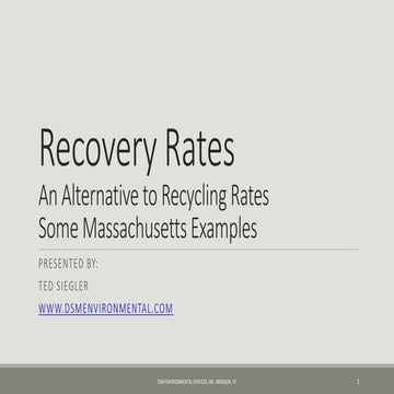 Recovery rates v2 | PPT