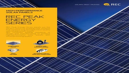 REC Solar Module Datasheet 370-400 WP PDF PDF Solar Panel, 47% OFF