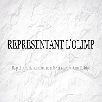 Representant l'Olimp | PDF