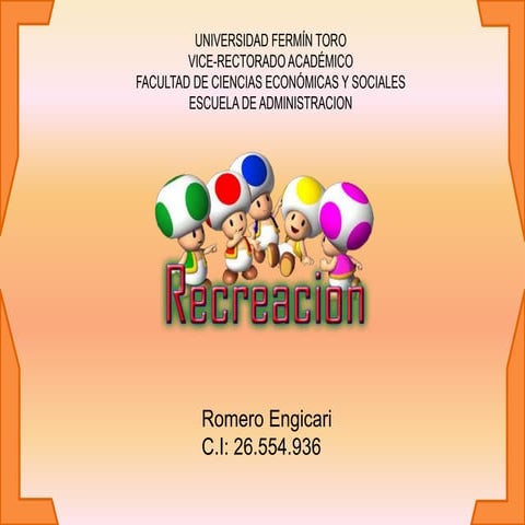 Infografia de recreacion y ocio | DOCX