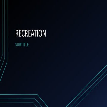 PE4 Recreational Activities | PPTX